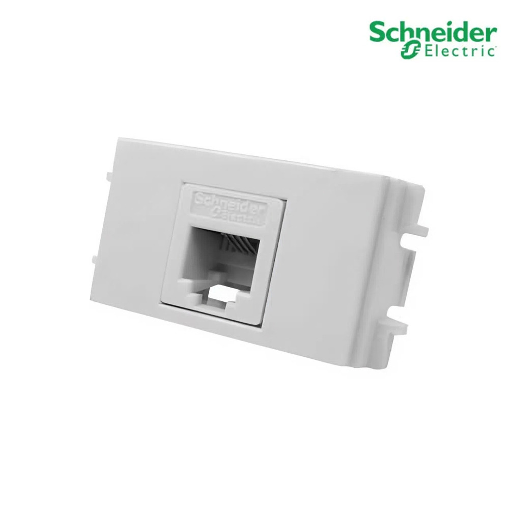 Schneider Data Socket Category 5e 1.5 module Size Without Shutter White ...