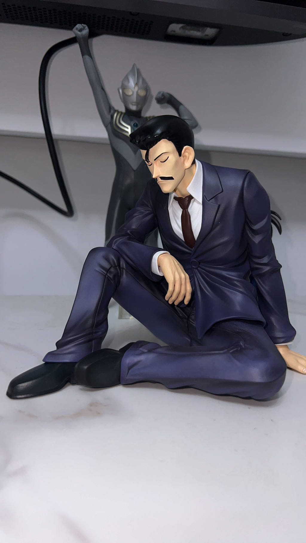 Sleeping Detective Conan Mori Kogoro รูปปั้นของขวัญวันเกิด | Shopee ...