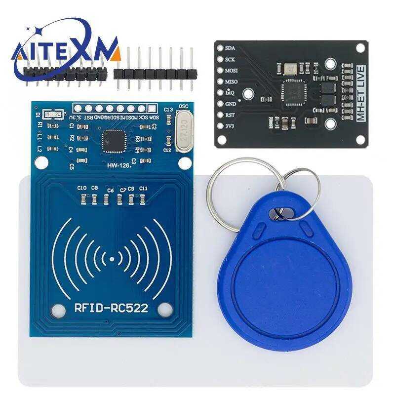 RFID โมดูล ไร้สาย MFRC-522 RC-522 RC522 เสาอากาศสำหรับ Arduino KEY SPI ...