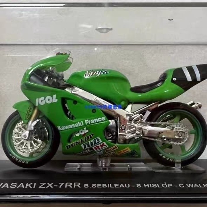 IXO OEM 1/24 Kawasaki ZX-7RR 1999 #11 รถจักรยานยนต์แข่งสําเร็จรูปรุ่น ...