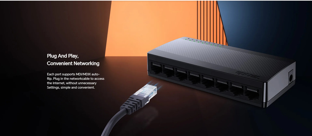 TENDA SG105M / SG108M Port Gigabit Ethernet Switch รับประกัน 4 ปี ...