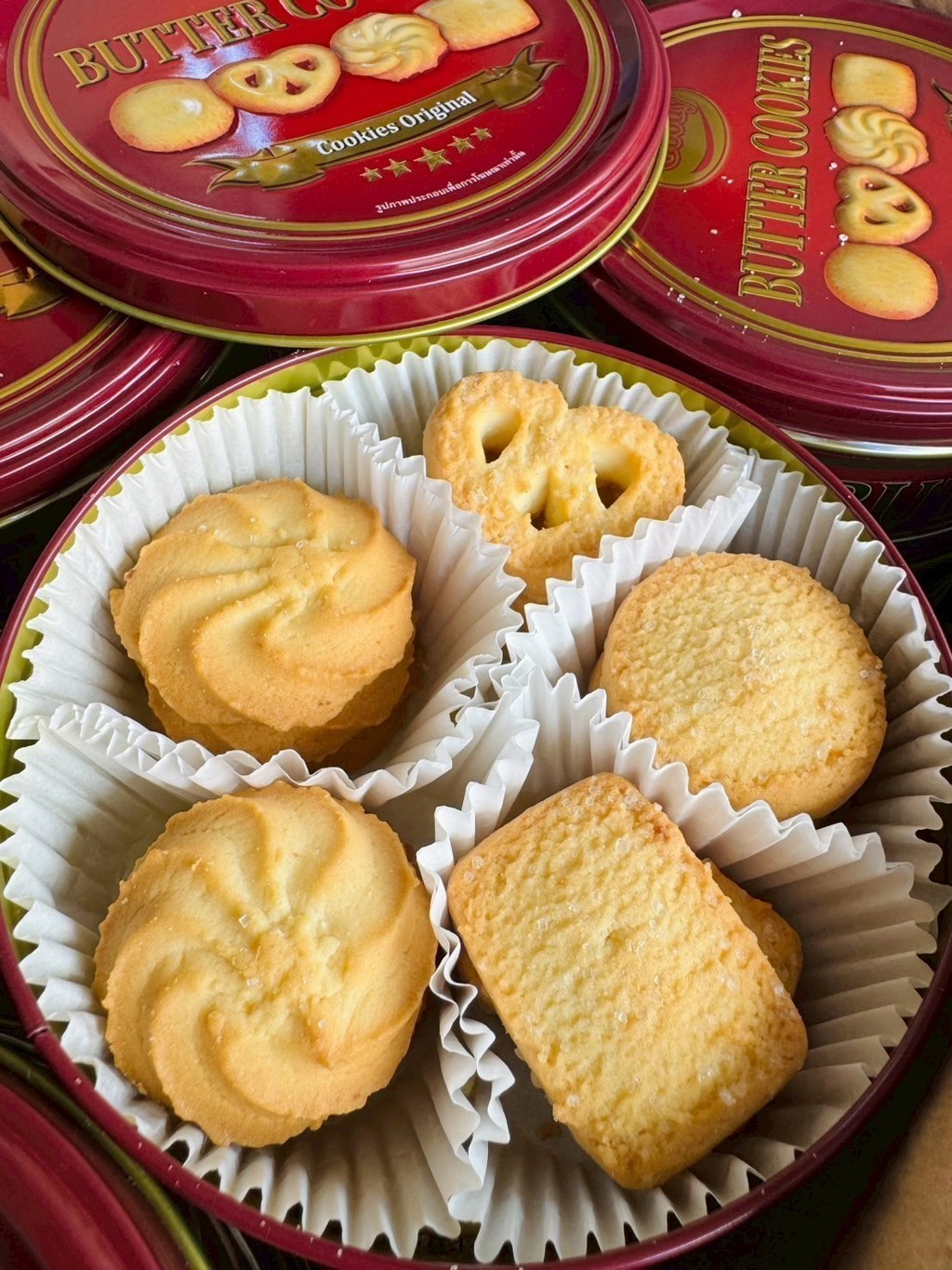 (ยกลัง=24กล่อง) ของขวัญ คุกกี้ บัตเตอร์ GOODY BUTTER COOKIES กระปุก ...