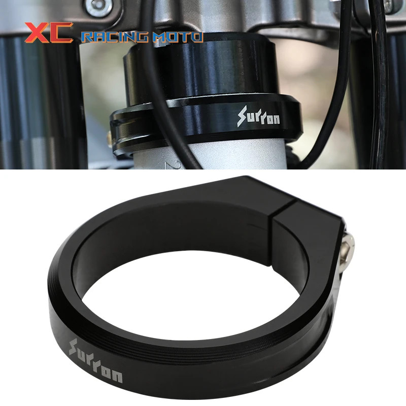 Motorcycle Steering Column Aluminium Pipe Clamp Reinforced Riser Clamps ...