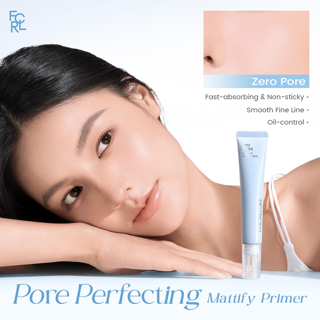 FOCALLURE Pore Perfecting Mattifying Primer Long Lasting Skin Friendly ...