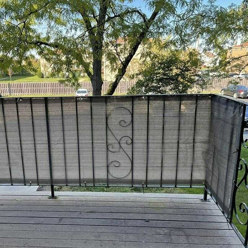 Fence Privacy Screen Windscreen Cover Fabric Shade Netting Mesh Cloth ...