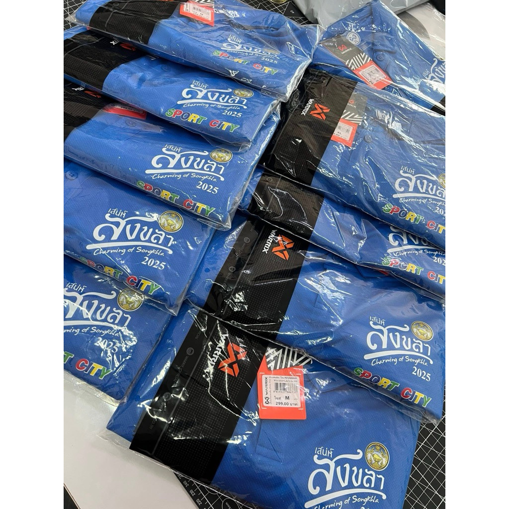 เสื้อWarrix pin polo พร้อม เฟก DTF) เสน่ห์สงขลา | Shopee Thailand