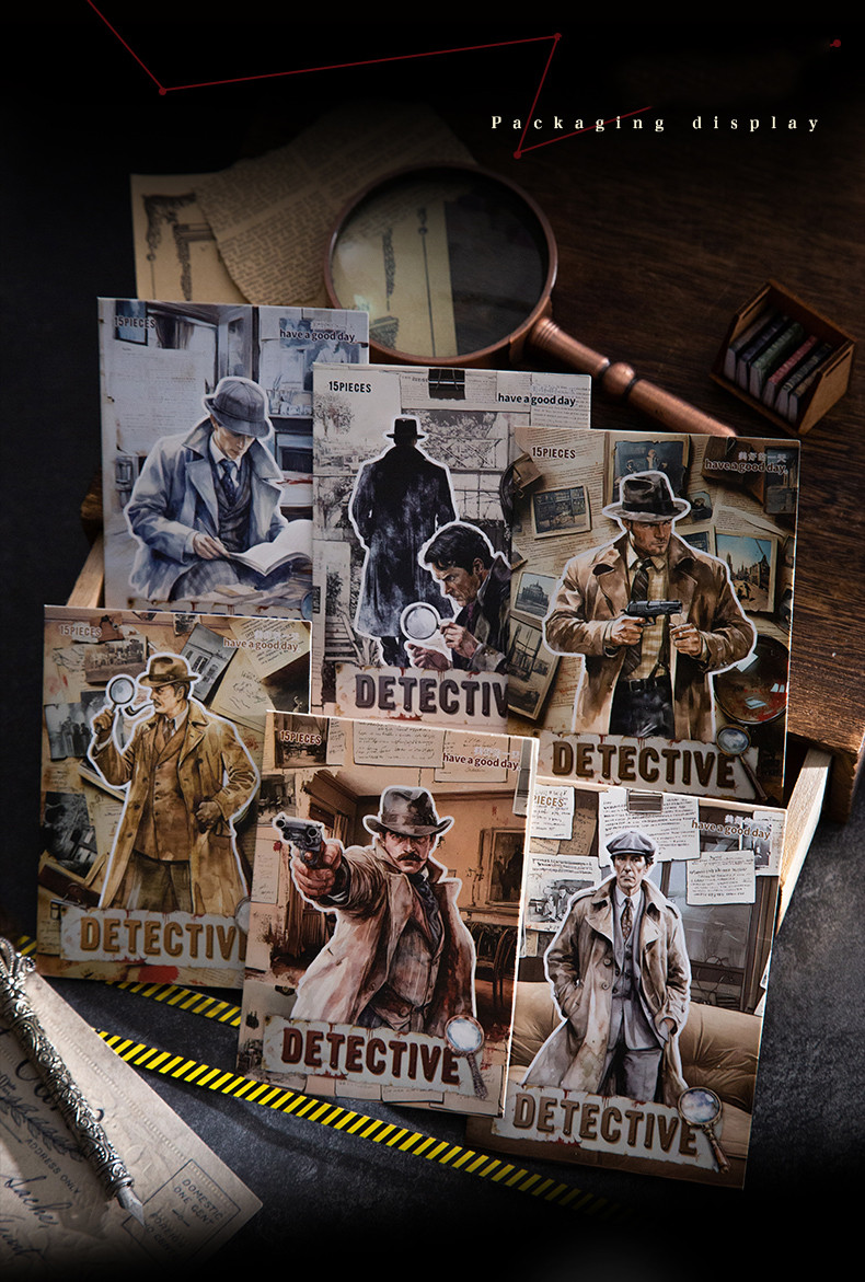 JIANWU Sherlock Holmes Journal Series Vintage ตัวละคร Suspense ...