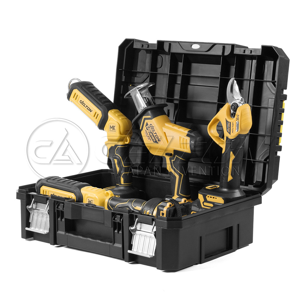 DELTON กล่องเครื่องมือช่าง แบบพกพา Multi-Function Tool Box FORGELINK รุ่น FLX-1559 กันกระแทก วาง ...