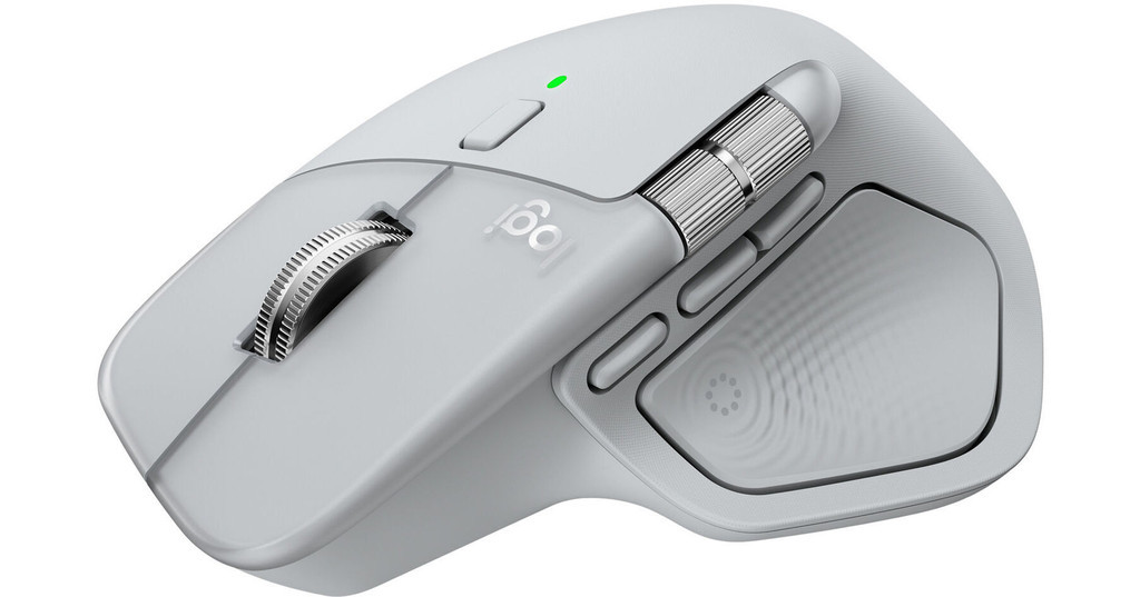 Logitech MX Master 4 Wireless Mouse Graphite,Pale Gray เมาส์บลูทูธไร้ ...