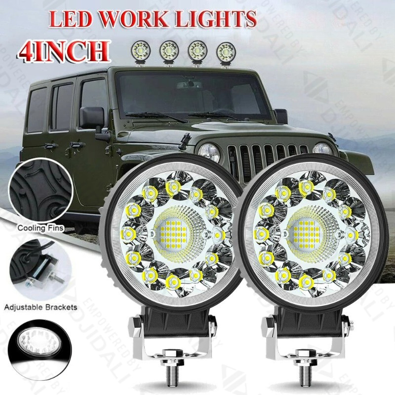 4 นิ้ว 99W LED Bar Offroad 4X4 Spotlight 12V 24V Work Light Bar สําหรับ ...