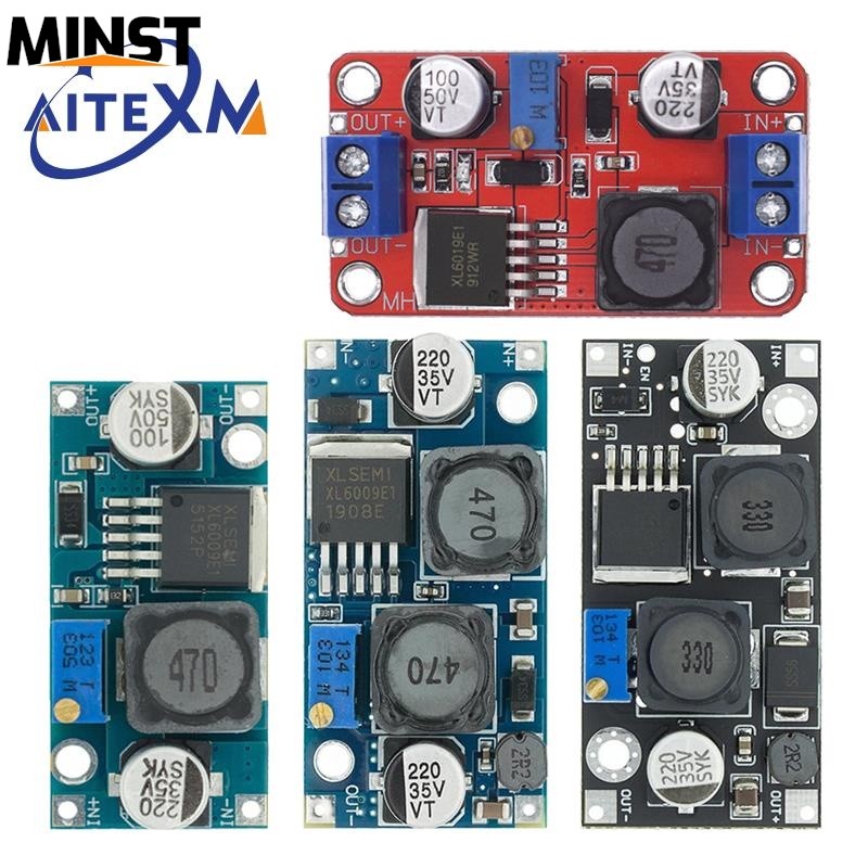 XL6009 XL6019 (upgrade) โมดูลจ่ายไฟตัวแปลงสเต็ปอัพอัตโนมัติ Dc-Dc ปรับ ...