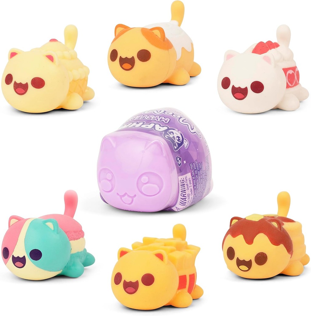 Aphmau MeeMeow Plush Series 8 - Blind Box Elemental Themed, 8 ของสะสม ...