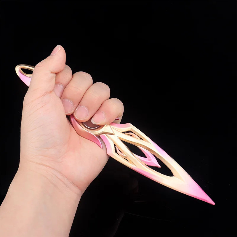 21cm Valorant Mystbloom Kunai Rotatable Champion Kunai Metal Model Game ...