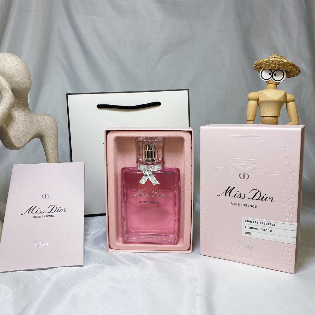 รูปแบบใหม่ส่วนบุคคล 55 Miss Dior 2021 Rose Shadow Flower Perfume 100ML Dew Encounter with Rose ...