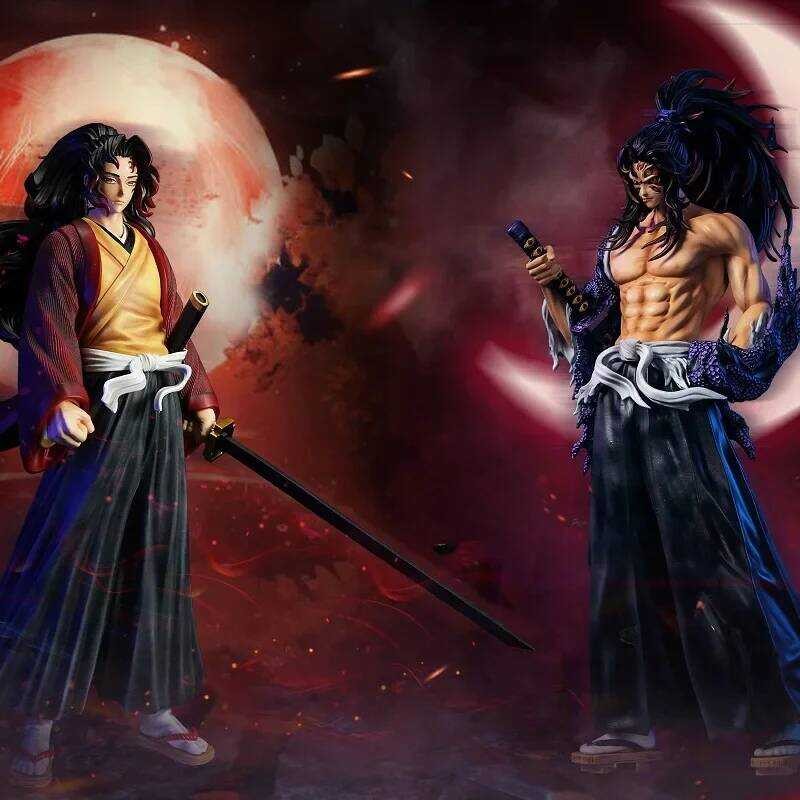 C Anime Demon Slayer Kimetsu No Yaiba Figure Giyuutarou Daki Kokushibo ...