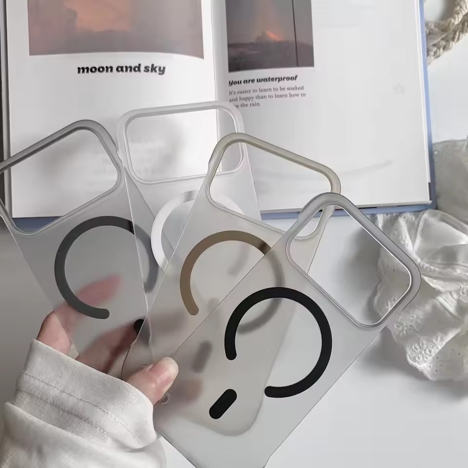 [JLK] Ultra-thin Borderless Matte Magnetic Phone Case for iPhone 17 Air ...