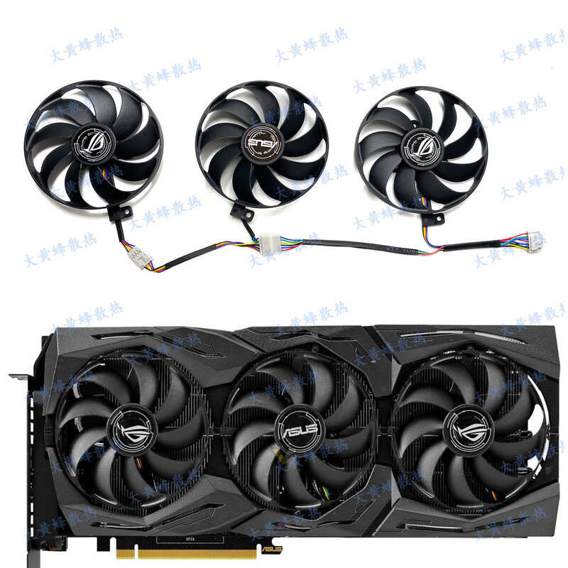 ASUS/ASUS RTX2070 207S 2080 2080ti 2080S พัดลมการ์ดกราฟิก FDC10H12S9-C ...