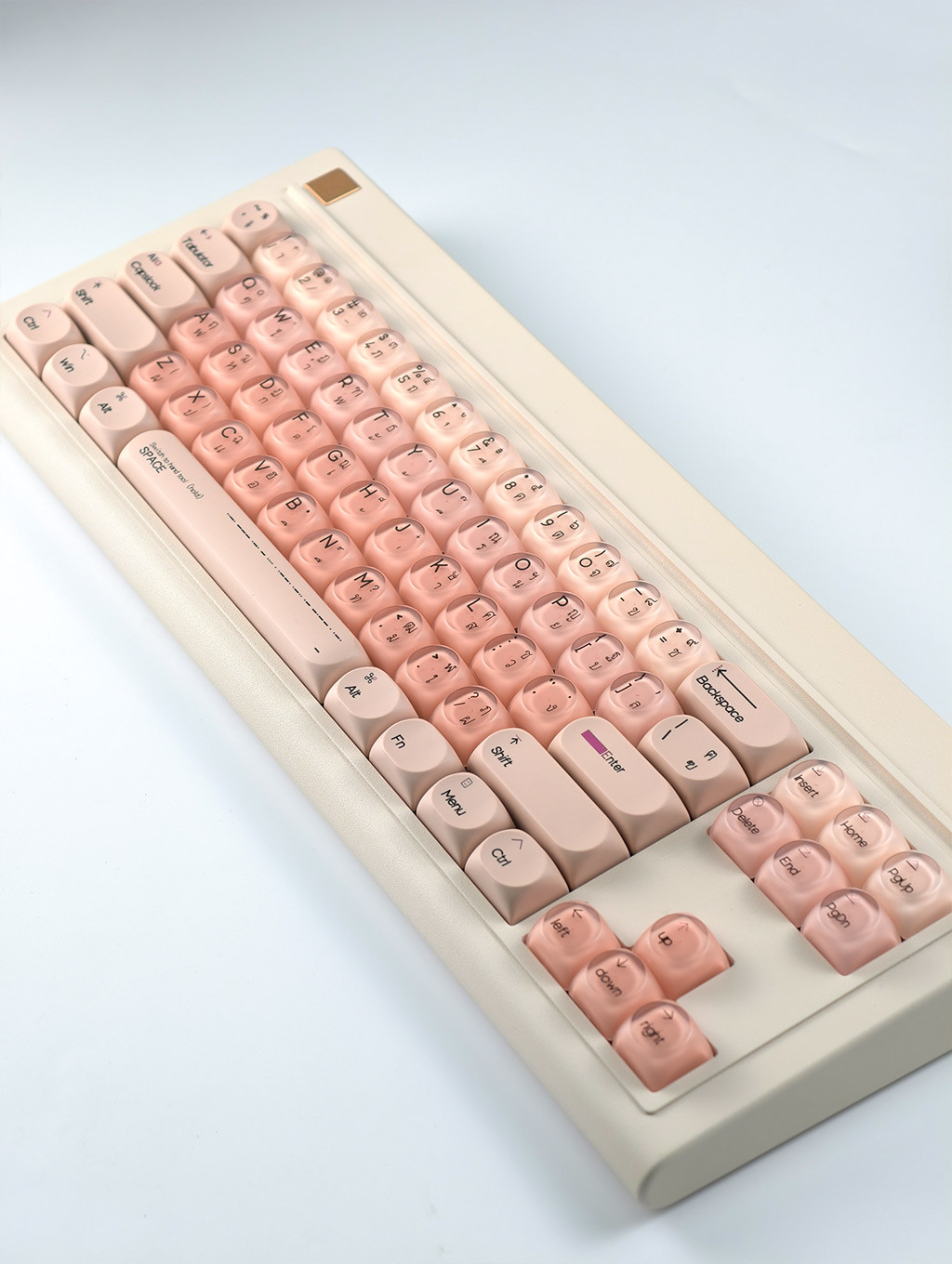 MAIMOOO Thai/English Liquid Foundation Keycap HOA โปรไฟล์ 132 คีย์ PBT ...