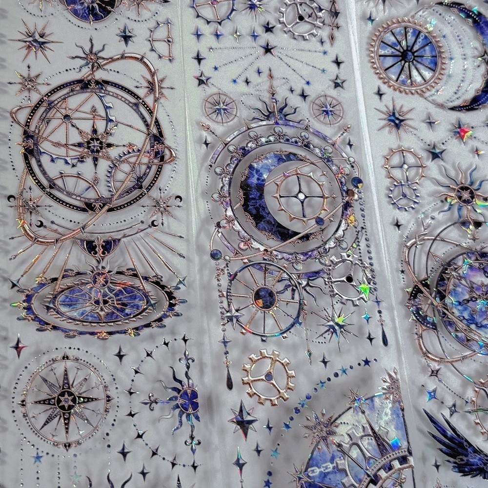 พร้อมสต็อกขายร้อน Azure Blue Starry Night Meet Light Original คู่มือเทป ...