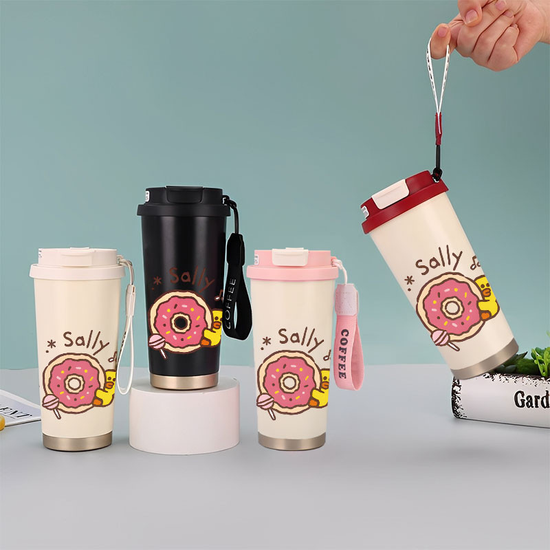 TERMOS น่ารัก Sally Line Friends แก้วกาแฟสแตนเลสถ้วย 500 ML แก้ว ...