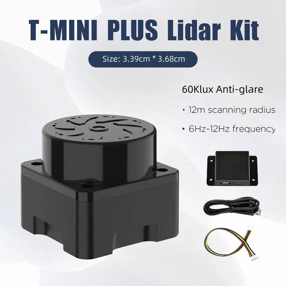 T-MINI-Plus Lidar Scanner 360°TOF Ranging 12M 3D Sensor Kit รองรับ ROS1 ...