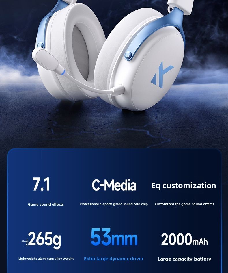 MCHOSE V9 Pro Wireless Esports Headset Tri Mode Gaming Bluetooth ...