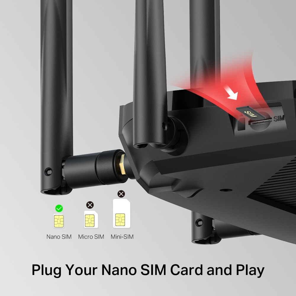 MERCUSYS MB235-4G 4G+ Cat6 AC1200 Wireless Dual Band Gigabit Router เรา ...