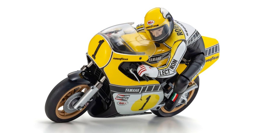 KYOSHO 1:8 Scale RC EP Motorcycles Hanging On Racer YAMAHA YZR500 1978 ...