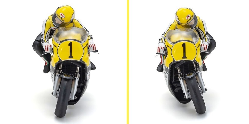 KYOSHO 1:8 Scale RC EP Motorcycles Hanging On Racer YAMAHA YZR500 1978 ...
