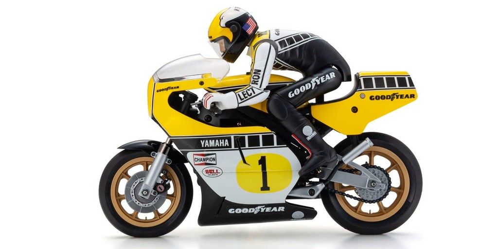 KYOSHO 1:8 Scale RC EP Motorcycles Hanging On Racer YAMAHA YZR500 1978 ...