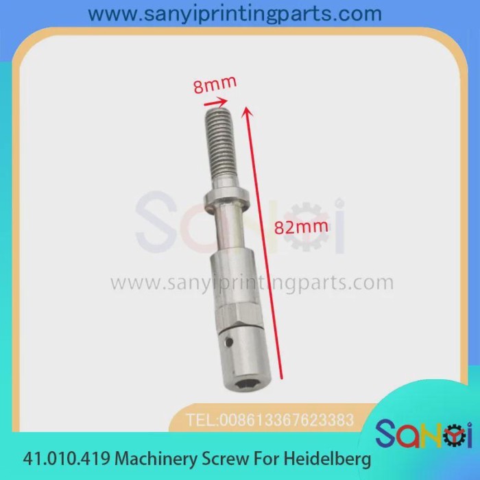 Best Quality 41.010.419 Machinery Screw For Heidelberg SM102 CD102 ...