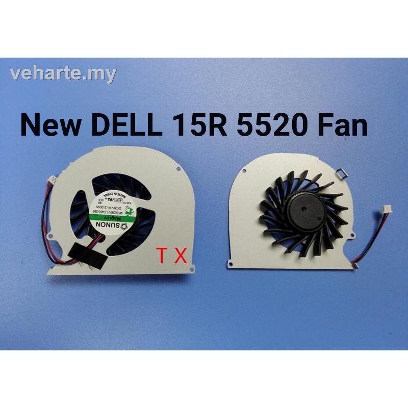 ใหม่ พัดลมระบายความร้อน สําหรับ DELL 15R 5520 5525 7520 VOSTRO 3560 ...