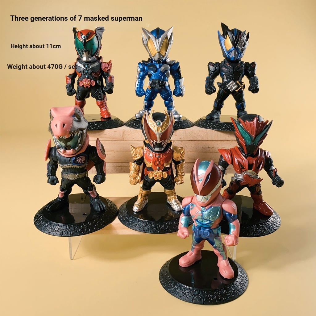 โมเดลฟิกเกอร์ Kamen Rider Masked Superman Dragon Knight Emperor Rider ...