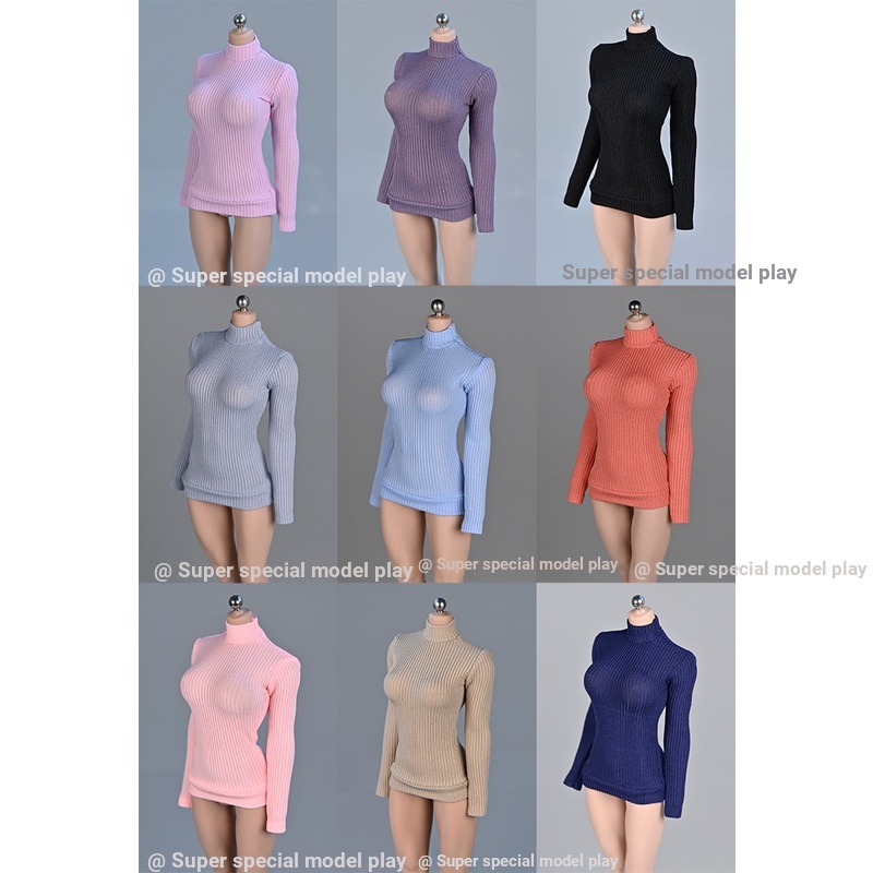 1/6 ผู้หญิง ทหาร เคลือบกาว หนา ลายทาง ใต้เสื้อยืด ยืด แน่น TBL 12 นิ้ว ...