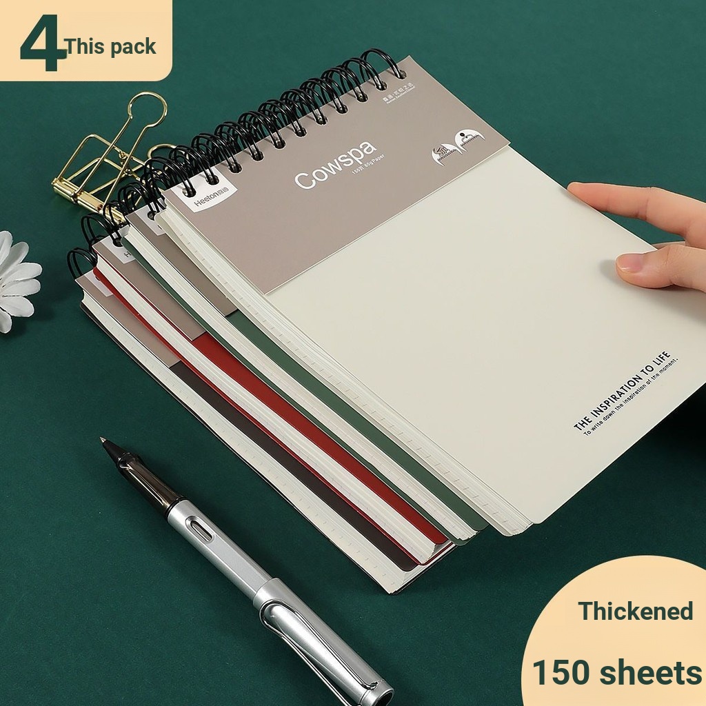 Flip Up Coil Notebook Notebook โน๊ตบุ๊คหนา โน๊ตบุ๊คใหญ่ Posterระดับสูง ...