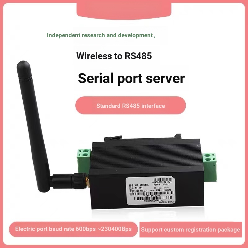 Wireless Serial Port Server RS485 ถึง WIFI/RJ45 พอร์ตเครือข่ายไปยัง ...