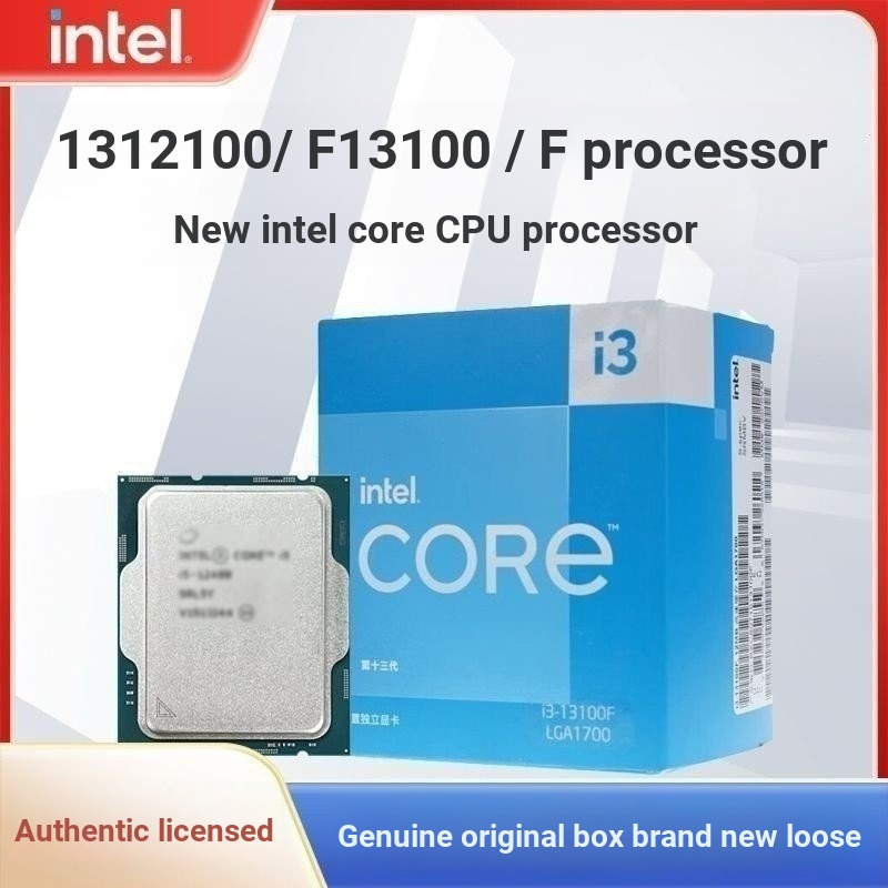 Intel i3 12100 12100F 13400F 13100F โปรเซสเซอร์เม็ดหลวม CPU ชนิดบรรจุ ...