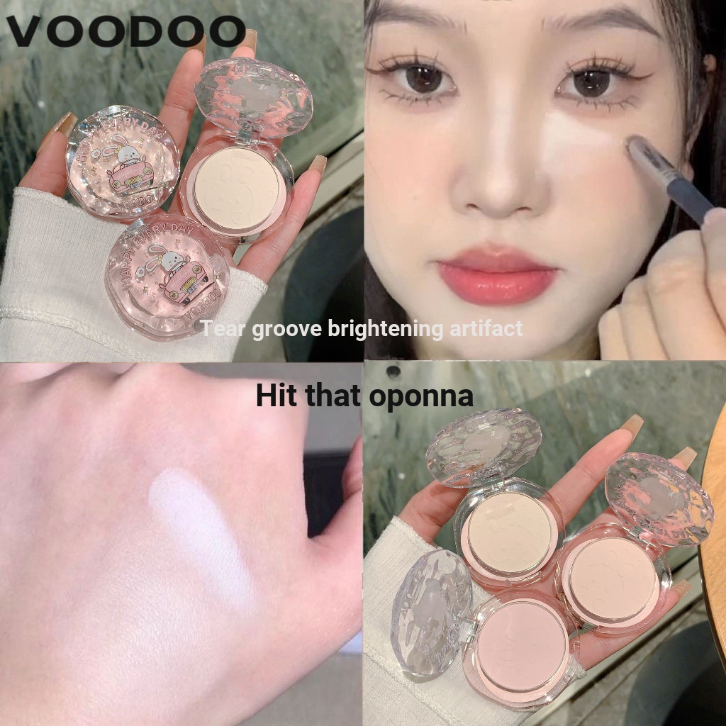 VOODOO Matte High Gloss Powder Natural Brightening Nose Shadow Lying ...