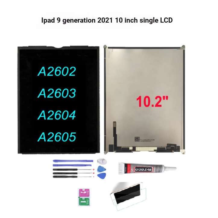 หน้าจอภายใน LCD เดี่ยวเข้ากันได้กับ iPad 9th Generation 34 ซม. 2021 ...
