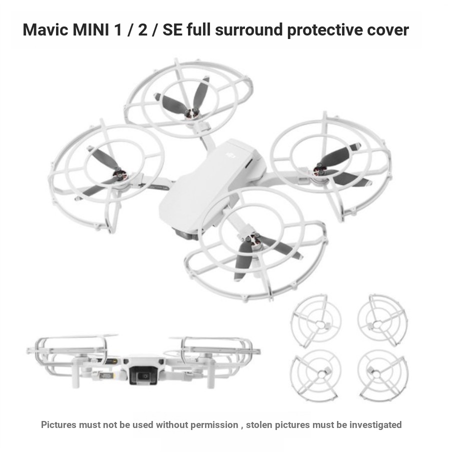 Dji mini 4K/mini 2 SE/MINI2/mini SE/Mavic mini ใบพัดฝาครอบป้องกันใบพัดฝาครอบป้องกันแหวนป้องกัน ...