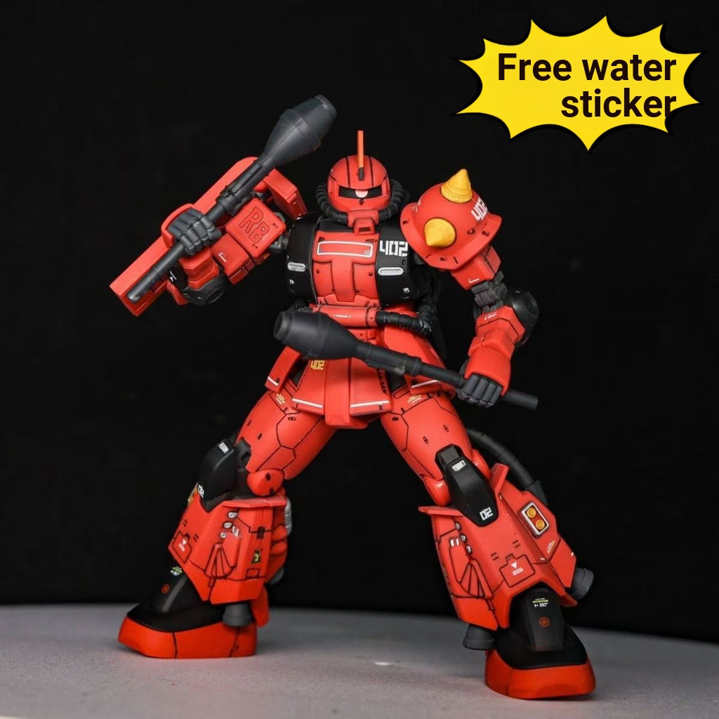 Star GTO Zhagu High Mobility ประเภท HG 1/144 อุปกรณ์เต็มรูปแบบสีแดงจริง ...