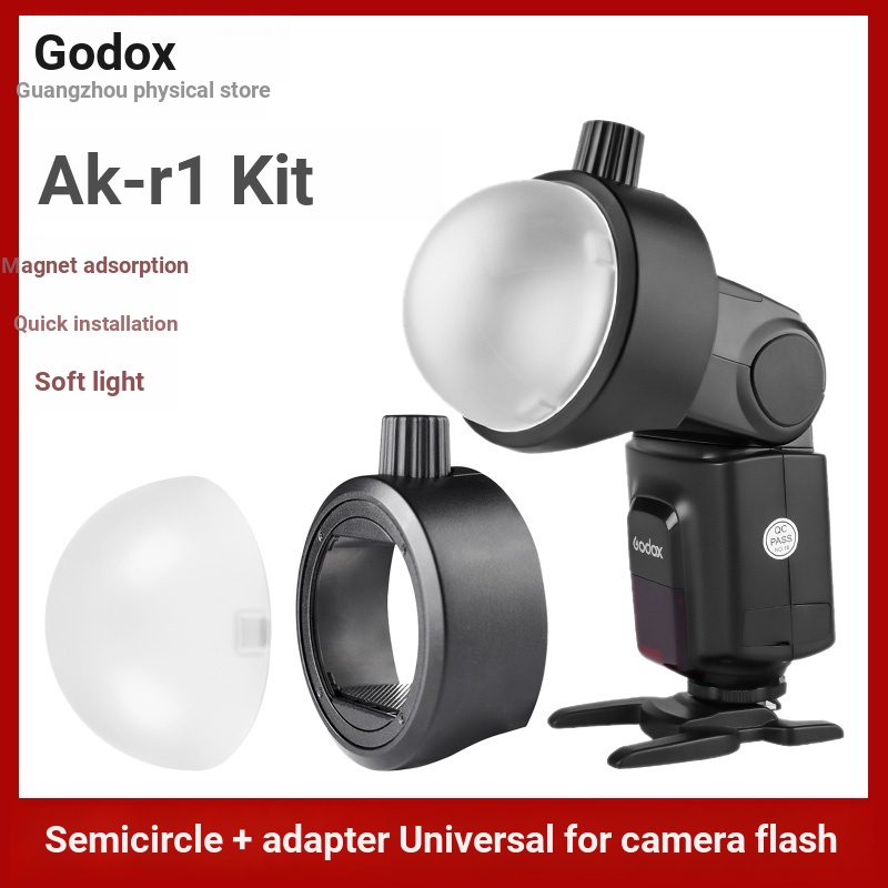 Godox AK-R1 Diffuser Kit SR1 อะแดปเตอร์กล้องด้านบนโคมไฟ V1 V860II ...