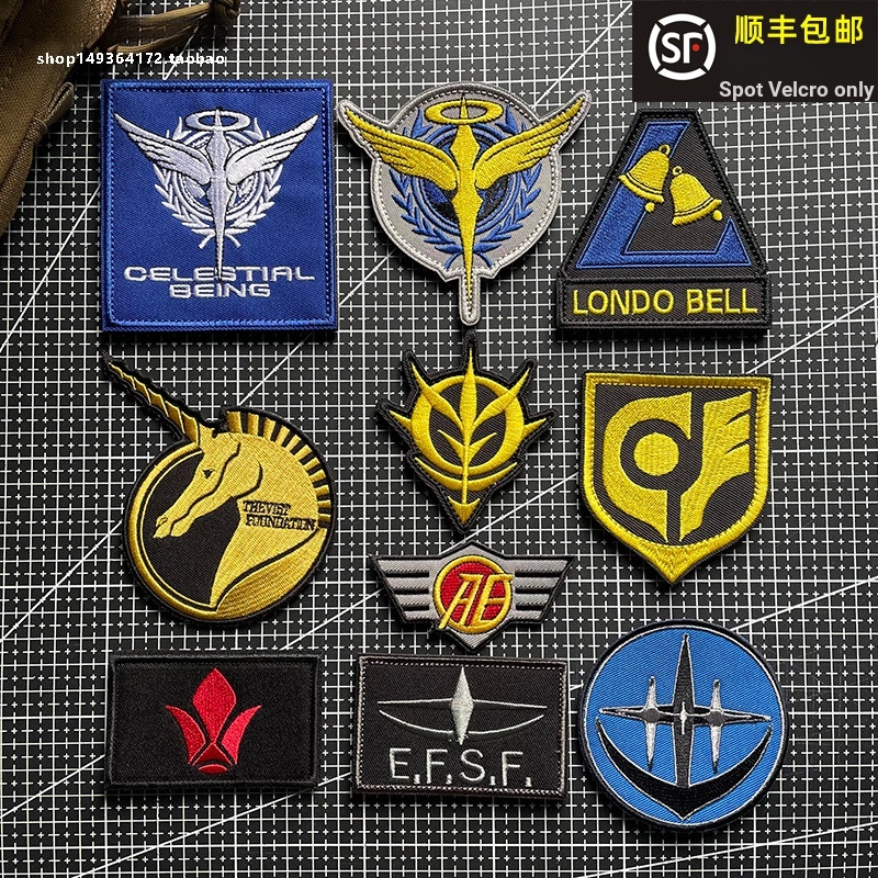 ที่กําหนดเอง Gene Unicorn Morale Chapter Mobile Soldier Up to 3D เย็บปักถักร้อย Velcro Patch ...