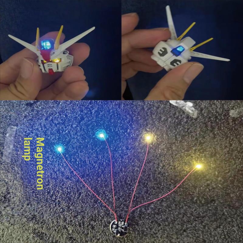 ((3 โหมดแสง) Hand-Made Model LED Magnetic Control Lights เหมาะสําหรับ ...