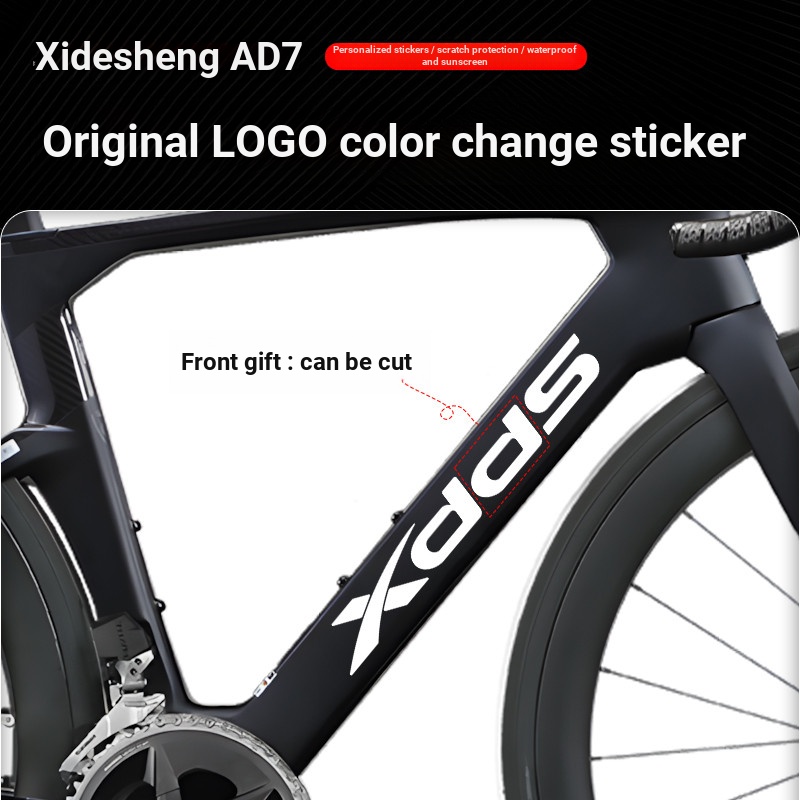 เหมาะสําหรับ XDS XDS AD7 โลโก้จักรยานเสือหมอบสติกเกอร์เปลี่ยนสีเคลือบ ...
