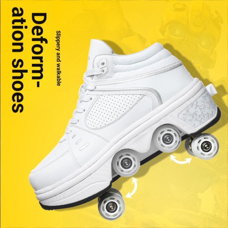 Kick SPEED Four-W Heel Runaway รองเท้าชาร์จสีสัน Roller Skates ผู้ชาย ...