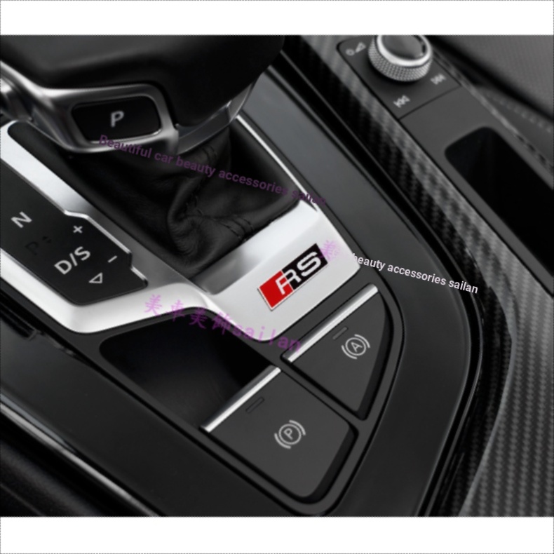 เหมาะสําหรับ Audi A3/A4L/A5/A6L/Q5L/Q7 พวงมาลัยป้าย RS กีฬาป้ายรถ S ป้ายภายในการปรับเปลี่ยนรถสติ ...