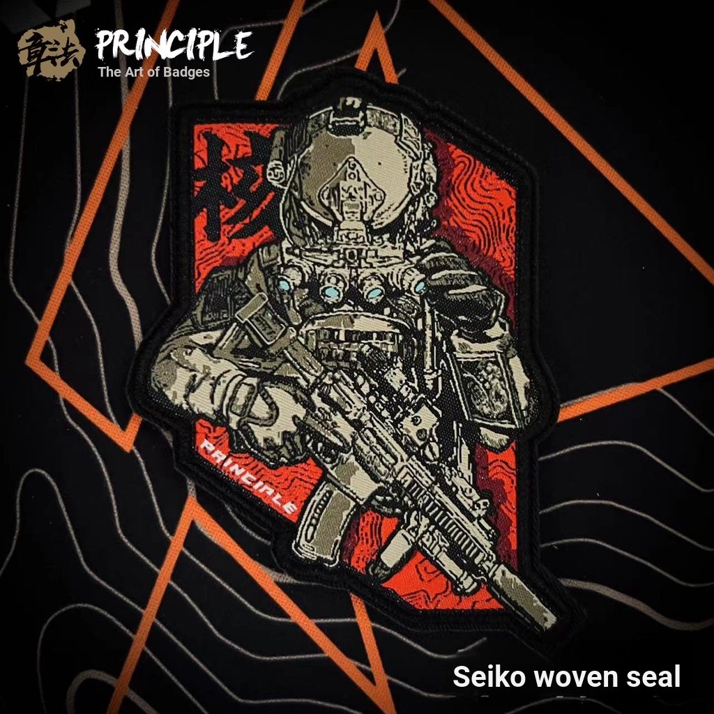 ที่กําหนดเอง Night Ghost Function Warlock Qi Seal 三维 Velcro Patch ...