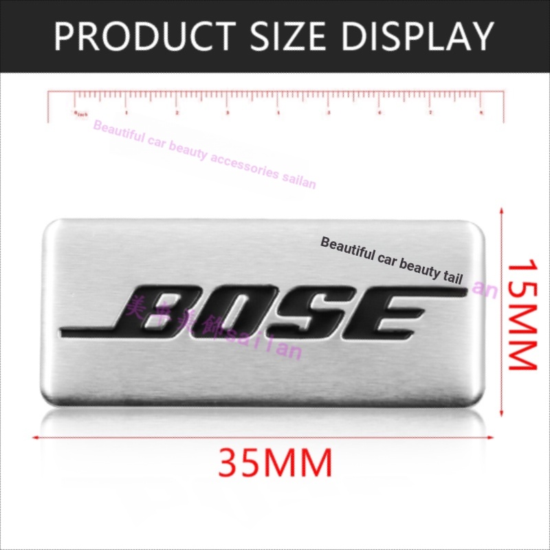 เหมาะสําหรับ BOSE Label boss Metal Label BOSE Audio Horn Cover ป้ายตก ...