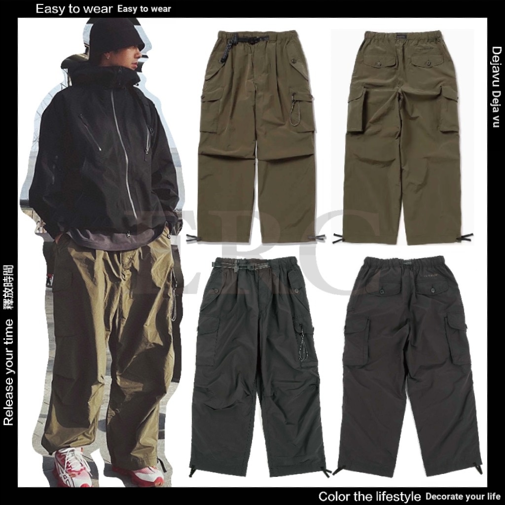 กางเกง ERC และ Wander อัจฉริยะและกางเกง OVERSIZED CARGO PANTS 宽松 外套装 裤 ...